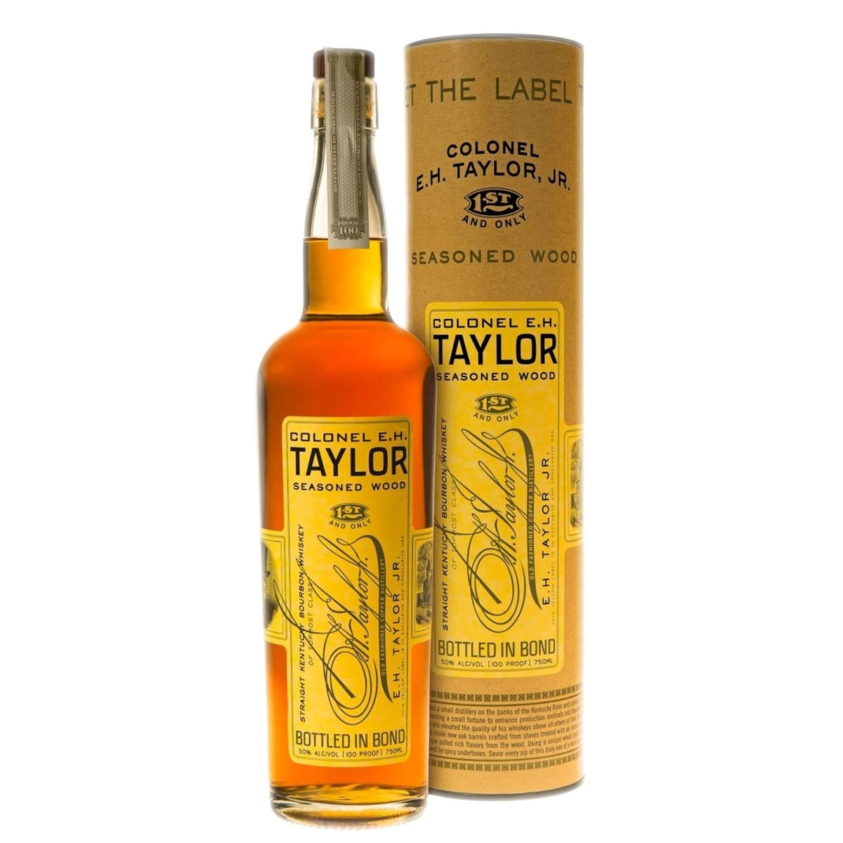 Colonel E.H. Taylor Seasoned Wood Bourbon Whiskey - Whisky and Whiskey