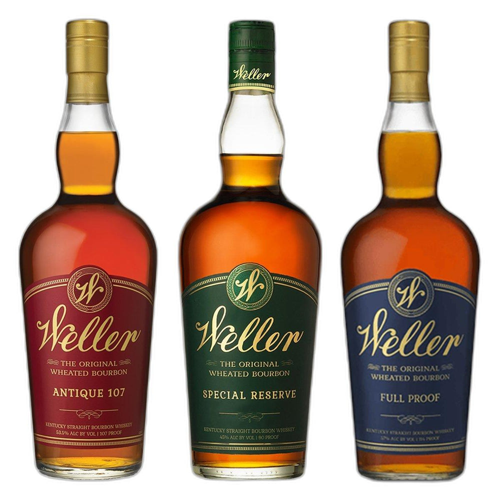 Buy WL Weller Antique 107 Bourbon Special Reserve Full Proof Bundle ...